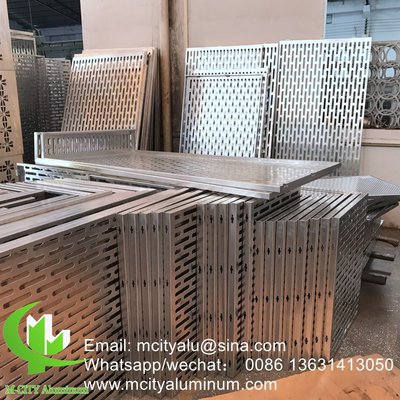 metal cladding Aluminum decorative wall panel cnc cutting perforated panel sheet for facade curtain wall, screen