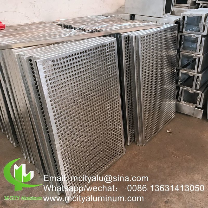metal cladding Aluminum decorative wall panel cnc cutting perforated panel sheet for facade curtain wall, screen