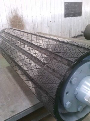 Belt Conveyor Pulley Slide Rubber Lagging Sheeet, Elevator Pulley Lagging