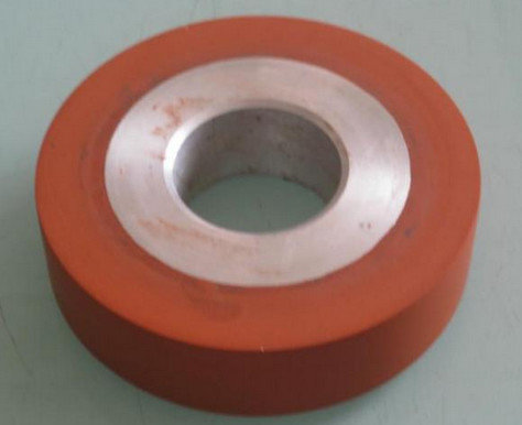 Shore A 55, Shore A 60 Red color hot stamping rubber silicone roller
