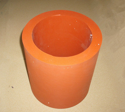 Shore A 55, Shore A 60 Red color hot stamping rubber silicone roller