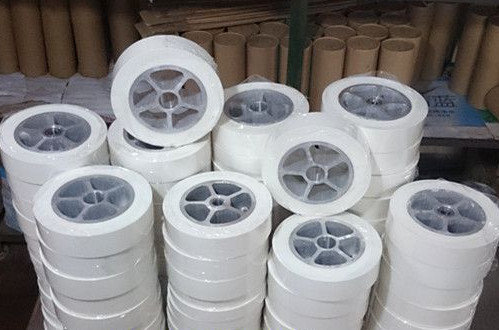 Shore A 55, Shore A 60 white color metal core rubber silicone roller