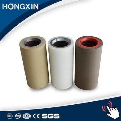 Shore A 55, Shore A 60 white color metal core rubber silicone roller