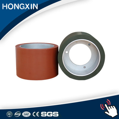 Aluminum core steel core red color silicone rubber covering roller