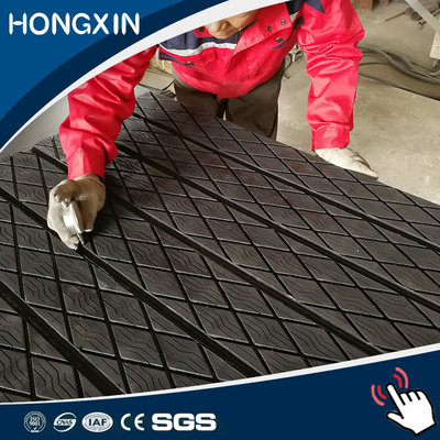 1830 mm * 138 * 15 mm Conveyor Belt Head Pulley Rubber Lagging Pads