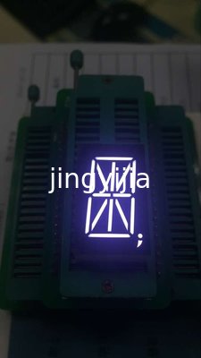 Top quality 0.8 inch single digit led numeric 16 segments display with super amber,white,blue colors