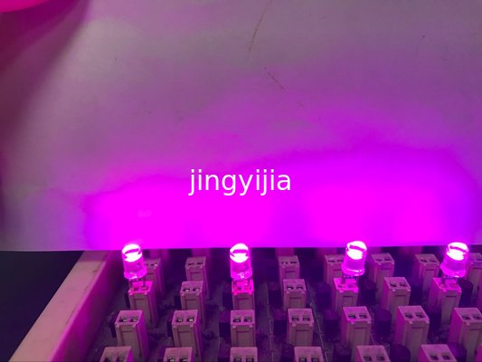 High power top quality 1W 5mm Concave Super Pink LED Diodes in Car Light