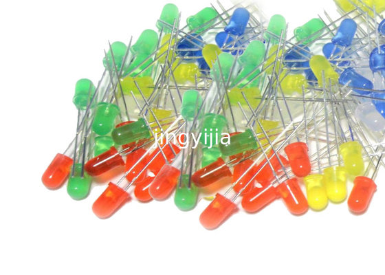 Super brightness 5mm round LED diodes colors diffused with top quality