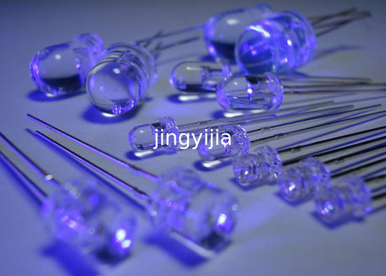 Competitive price 5mm round uv led diodes 395-400nm with beautiful purple color