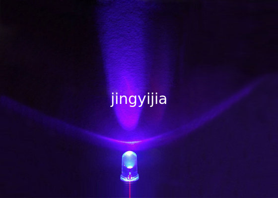 Competitive price 5mm round uv led diodes 395-400nm with beautiful purple color