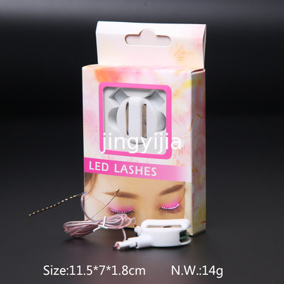 Variety colors Safety LED Lashes for men women in the party ktv