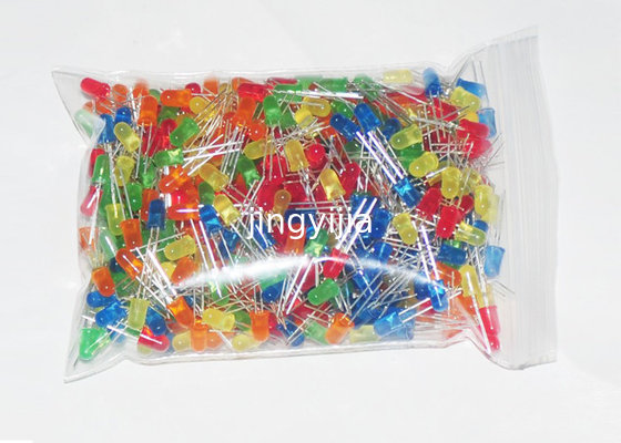 Green initiative mini 3 mm round led diode blue color diffused emitting super blue color