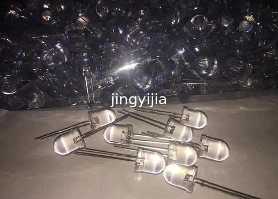 High power 10mm Round Long Pins LED Diodes with super Yellow 30 120 Viewing Angle