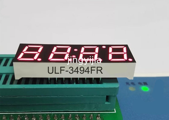 Top quality electronic Super Red 0.39" 4 Digits Mini led 7 segment numeric display with dots lighting