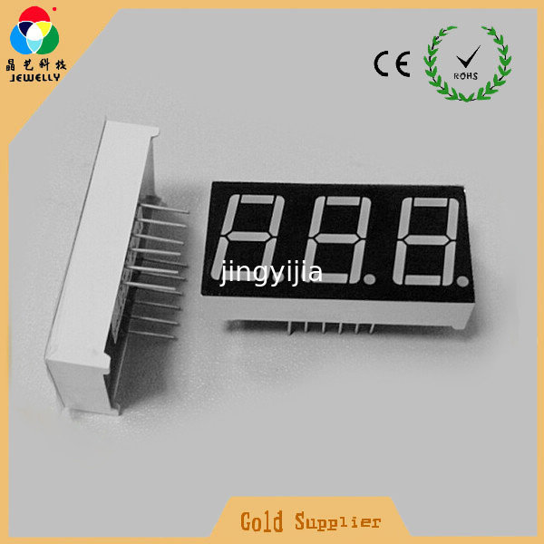 super quality led red tube sexy 8 0.56 inch 7 segment led display 3 digits