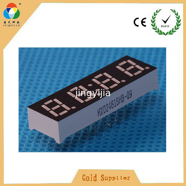 Cheapest price selling super green mini 4 digit 7 segment display common anode