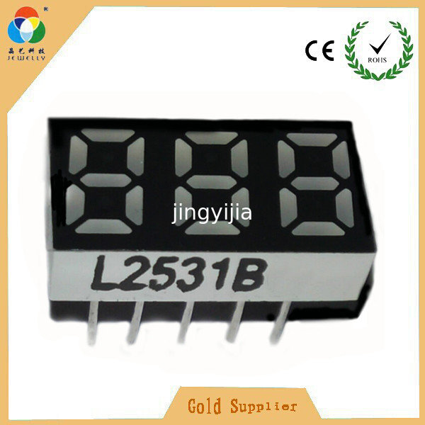 Hot Selling Flexible LED Display Cheap Price 0.25" 7 segment LED Numeric Display 3 digits