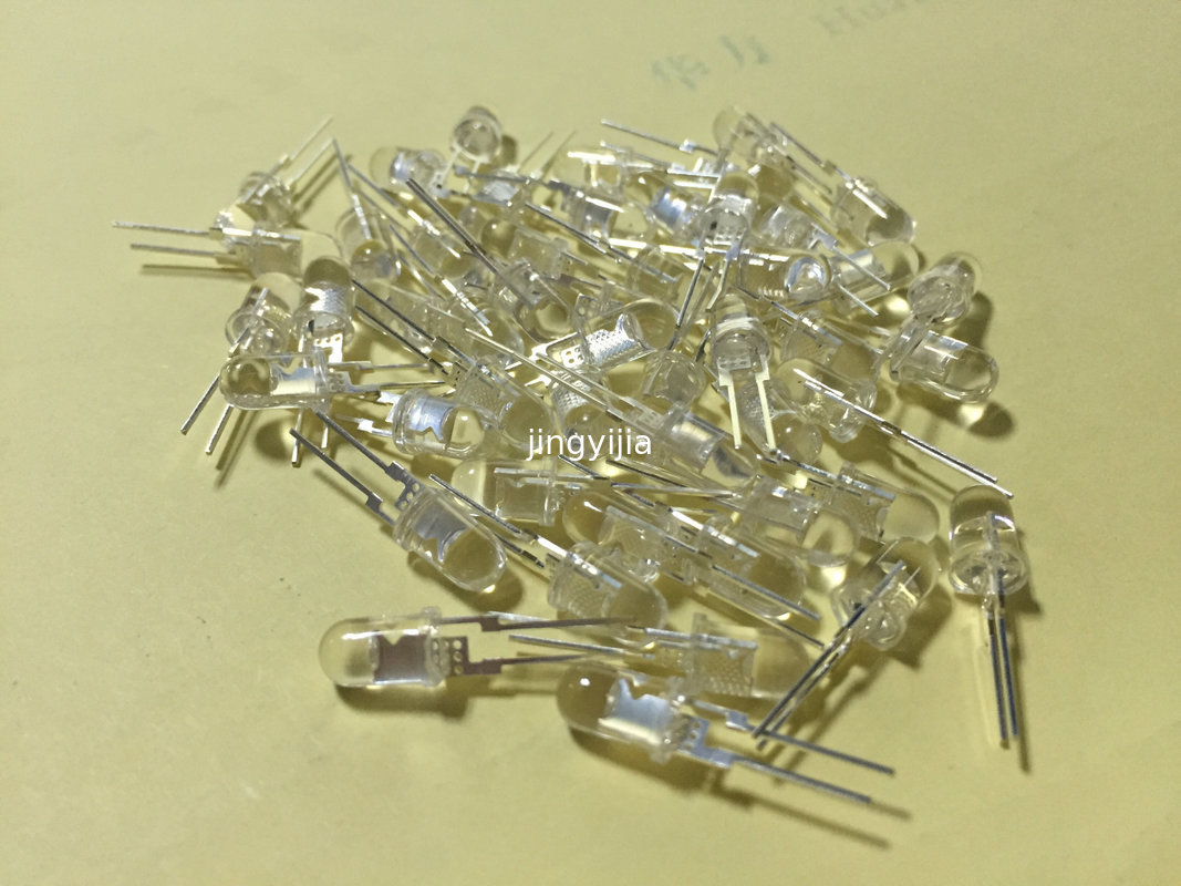 Super Brightness Hight Power 0.5W 5mm Round Concave LED Diode Cool White Diodes LED Lighting Bulbs