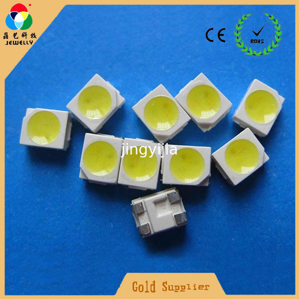 Small power CE RoHS mini led 3528 yellow green resin single white chip