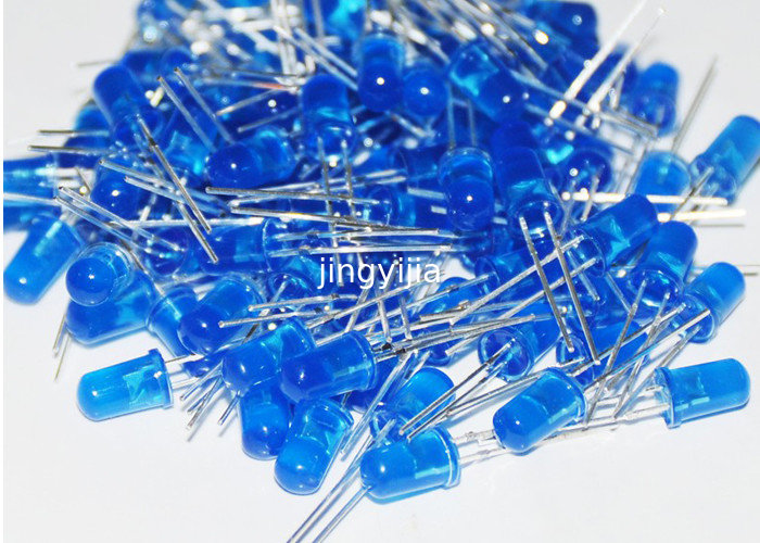 Super bright mini led diode cheap factory price 5mm round blue diffused made in China