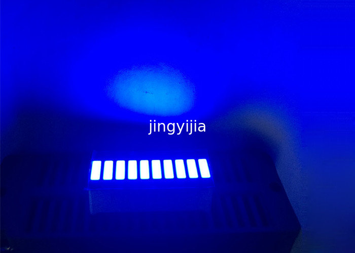 Cheap price 10segments led graph display super blue brightness led numeric bar display common cathode