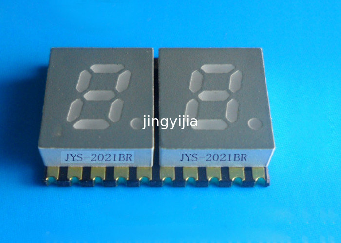 Cheap price 0.2inch dual 2 digits SMD 7 segments led display with super red JYS-2021BR
