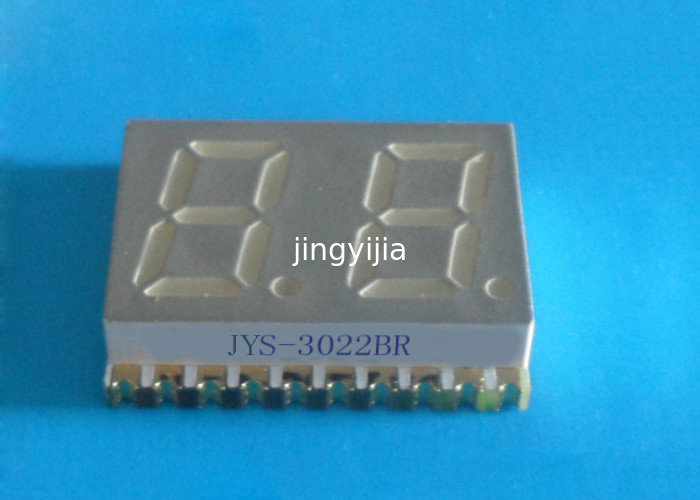 Cheap price 0.3inch dual 2 digits SMD 7 segments led display with super red JYS-3022BR