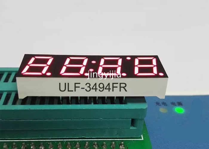Top quality electronic Super Red 0.39" 4 Digits Mini led 7 segment numeric display with dots lighting