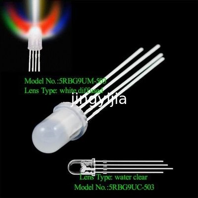 LED DIP 5mm RGB round led diode 4 Pins/Light Emitting Diode